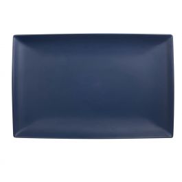 12-1/2" x 8", 1-1/8" Deep, Rectangle Tray, Classic Stone Blue