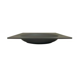 22 oz, 10-1/2" x 1-3/8" Deep, Pasta Bowl, Classic Stone Grey