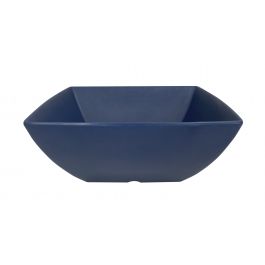 90 oz, 9" x 9", 3-5/8" Deep, Square Bowl, Classic Stone Blue