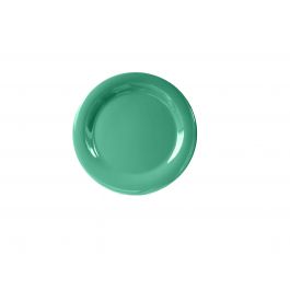 10 1/2" NARROW RIM PLATE, GREEN