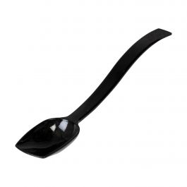 10" BUFFET SPOON, SOLID, POLYCARBONATE, 3/4 OZ, BLACK COLOR