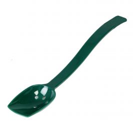 10" BUFFET SPOON, PERFORATED, POLYCARBONATE, 3/4 OZ, GREEN COLOR