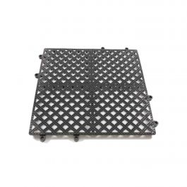 12" X 12" INTERLOCKING BAR MAT, BLACK