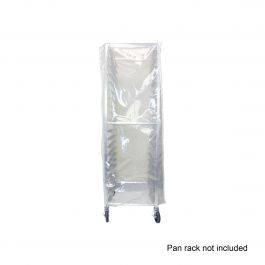 PAN RACK COVER, 20 TIER, CLEAR