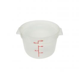 12 QT ROUND FOOD STORAGE CONTAINER, PP, TRANSLUCENT