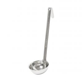 10 OZ ONE PIECE LADLE, STAINLESS STEEL
