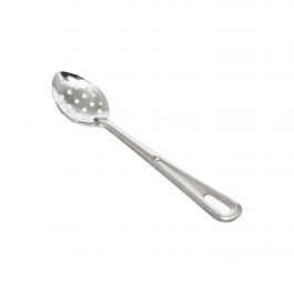 13" PERFORATED BASTING SPOON, STAINLESS HANDLE