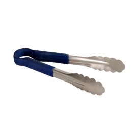 10" STAINLESS TONG, BLUE